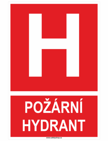 Tabulka POŽÁRNÍ HYDRANT | KRIŽAN - safetyshop