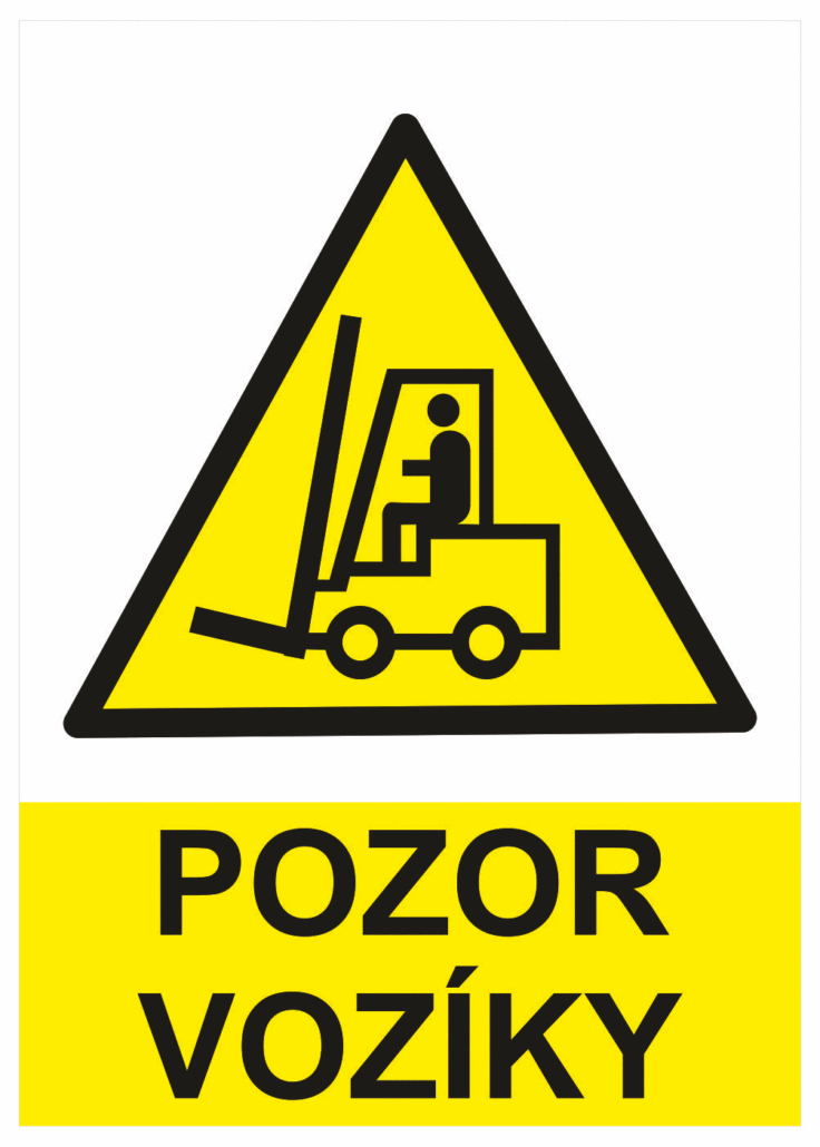 Pozor vozíky | KRIŽAN - safetyshop