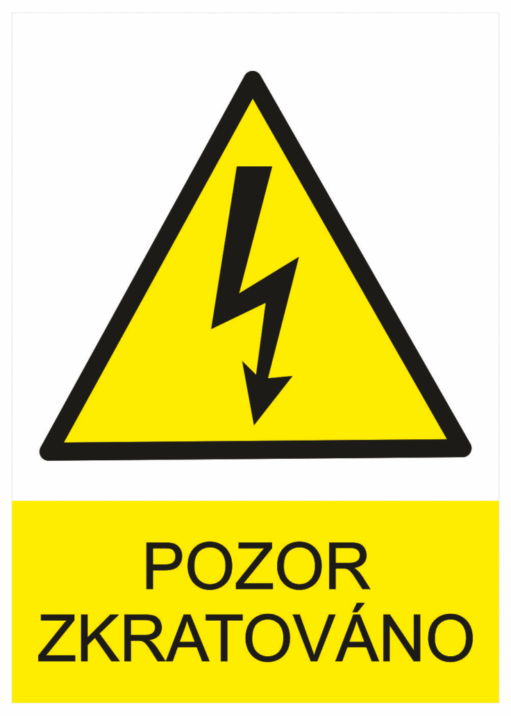 Pozor zkratováno | KRIŽAN - safetyshop
