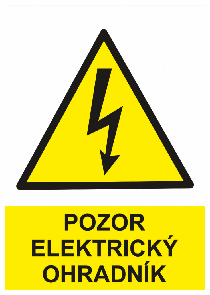 Výstražné tabulky Elektro | KRIŽAN - safetyshop - Part 2