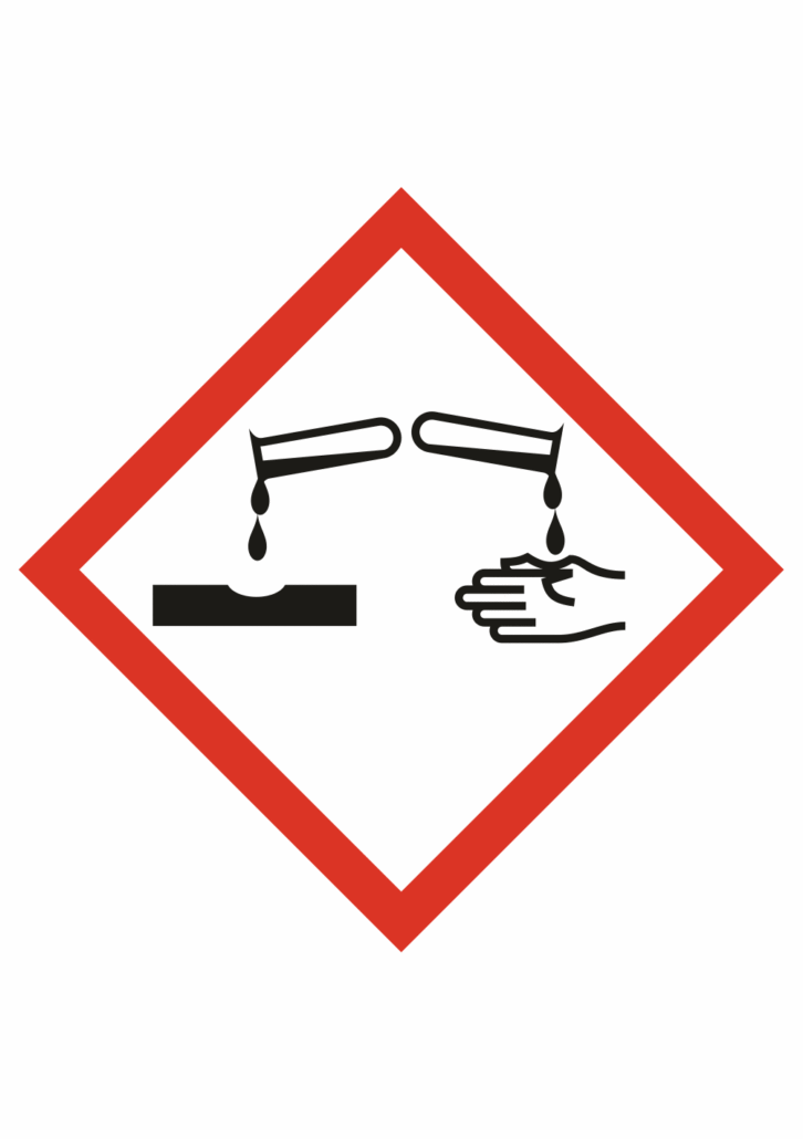 Symbol GHS 05 – Korozivní | KRIŽAN - safetyshop