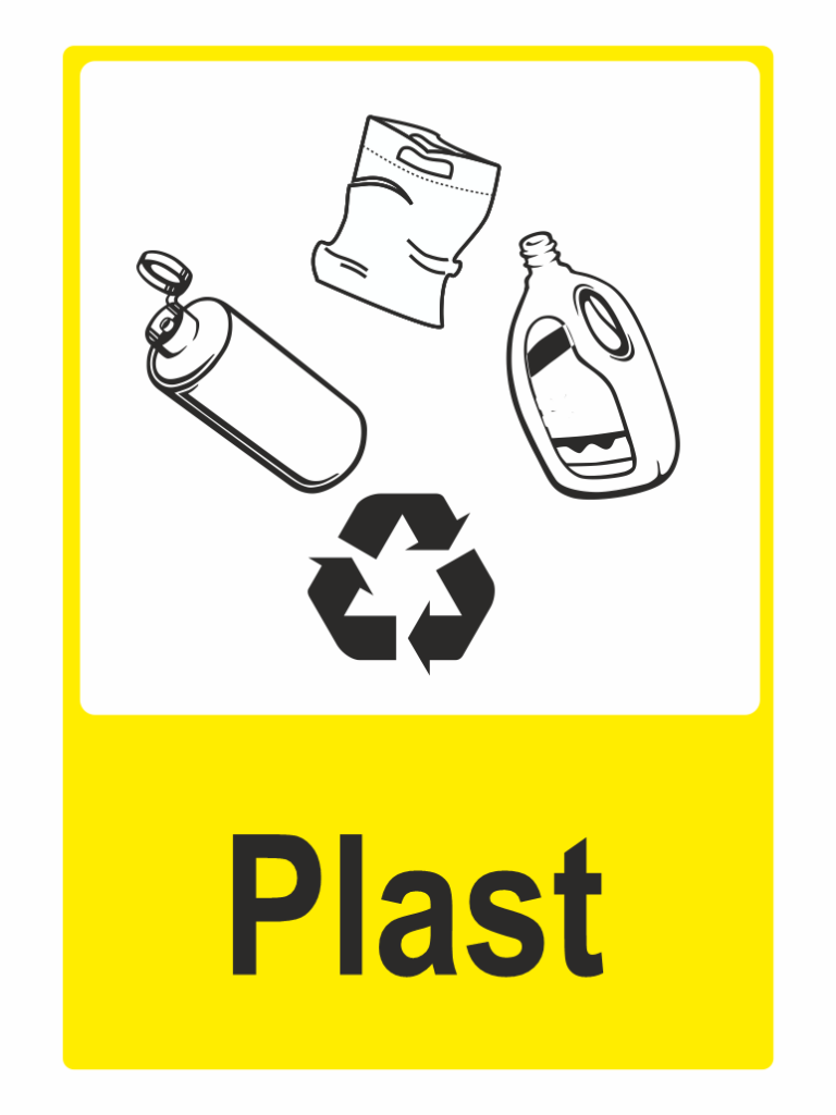 Separovaný odpad – plast | KRIŽAN - safetyshop