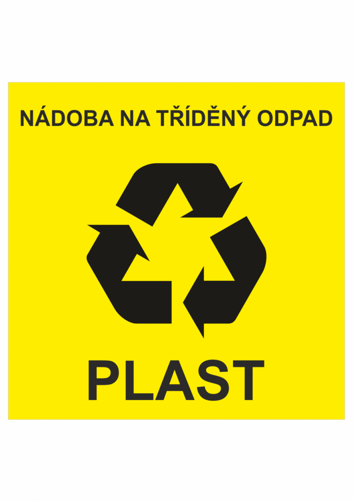 Nádoba na tříděný odpad – plast | KRIŽAN - safetyshop