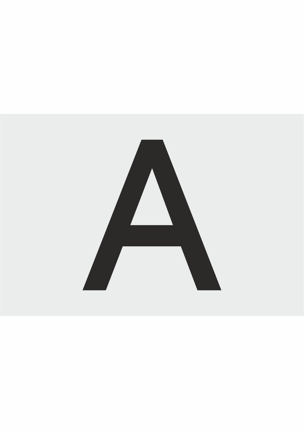 Reflexní cedule A – plast | KRIŽAN - safetyshop