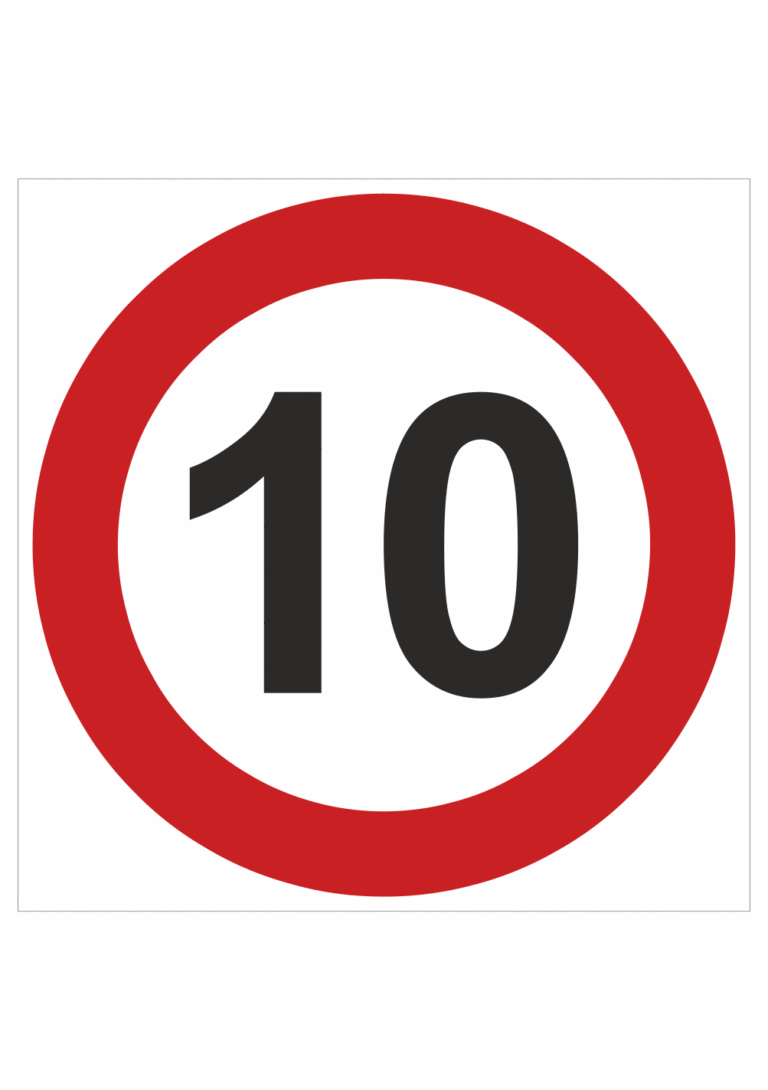 Maxim ln Povolen Rychlost 10 Km h KRI AN Safetyshop