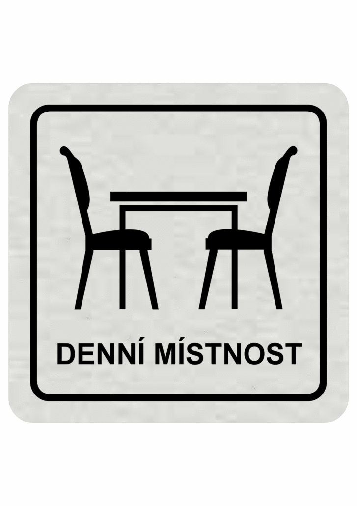 Piktogram – denní místnost | KRIŽAN - safetyshop