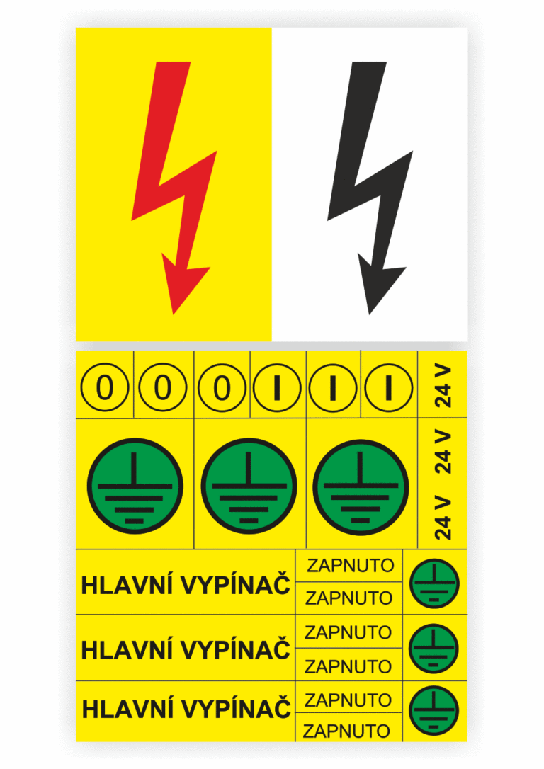 elektro symboly | KRIŽAN - safetyshop